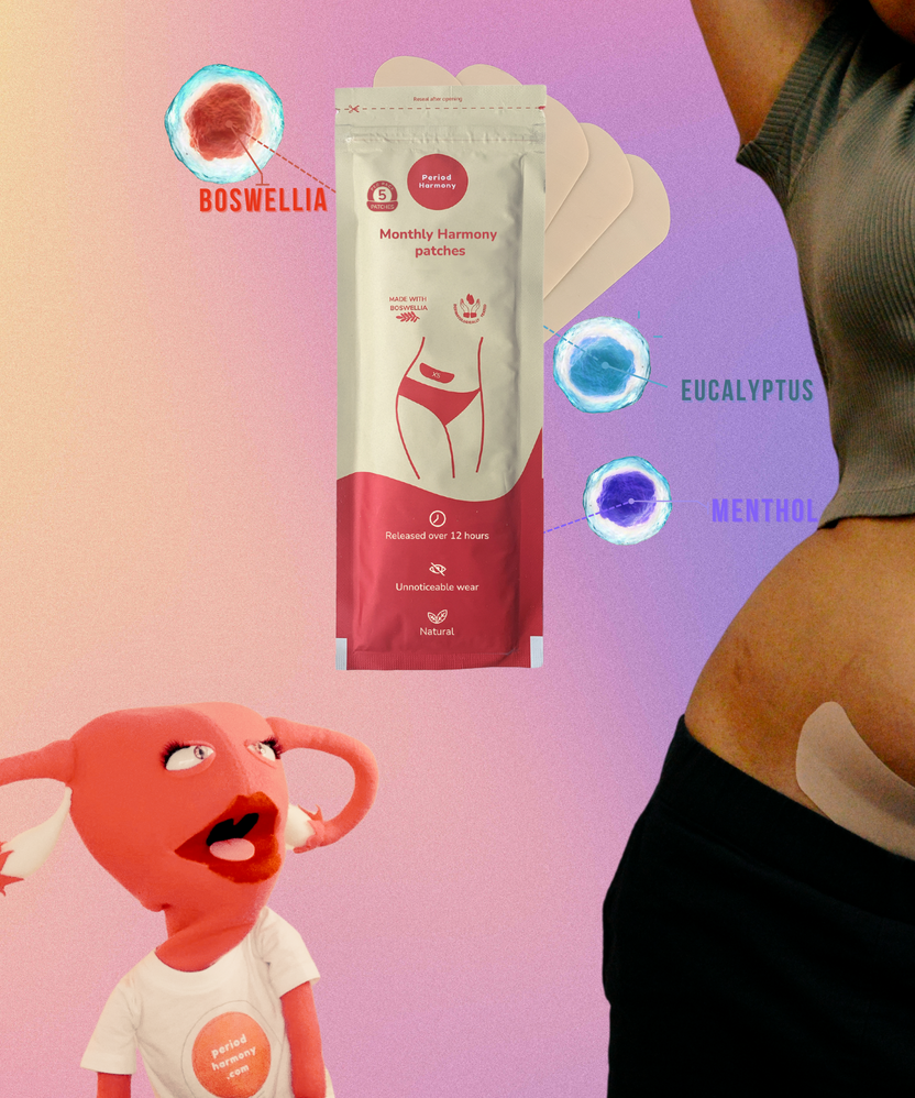 Period cramps? Soothe them with our cooling patches!